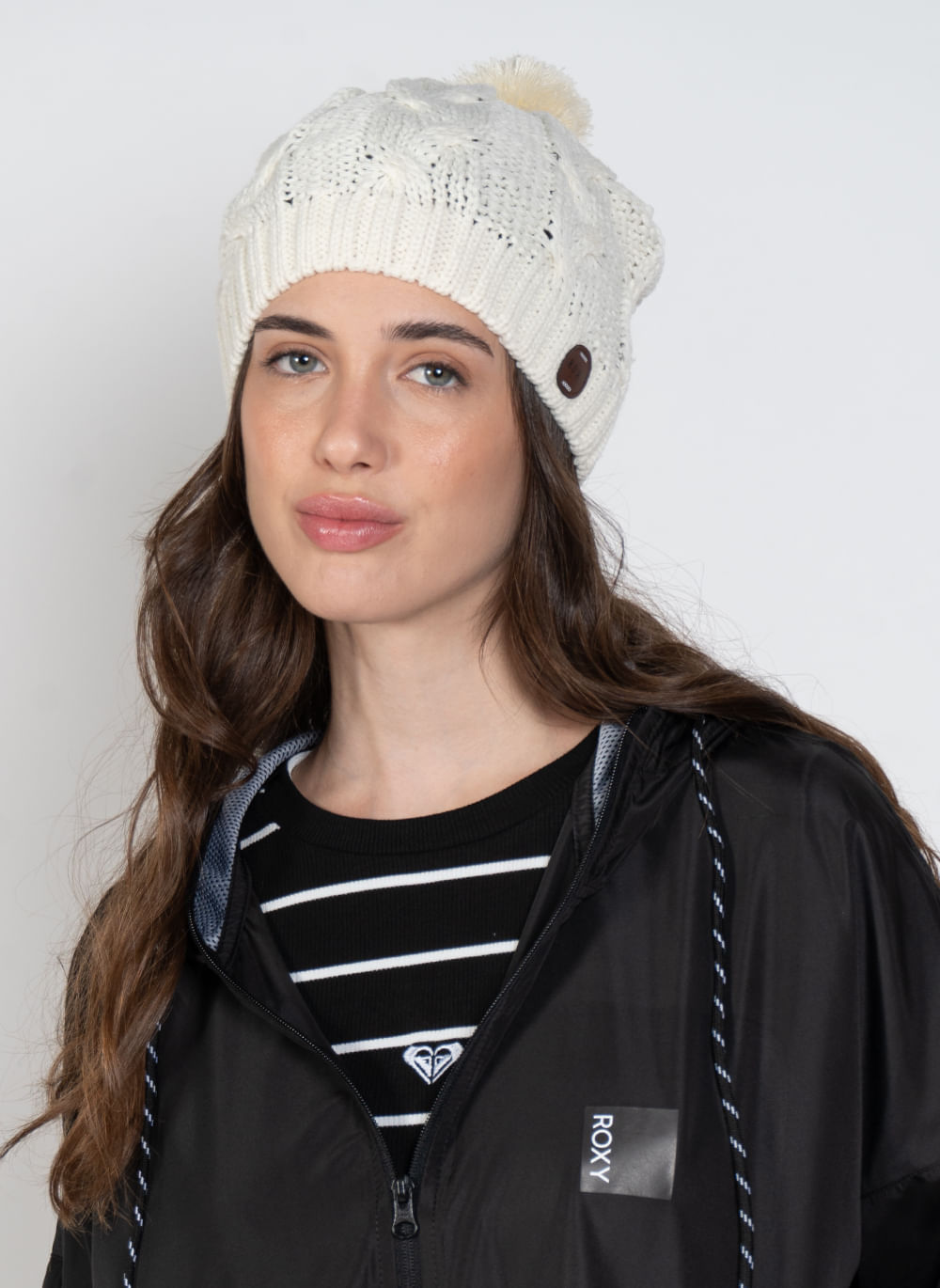 Gorro Roxy Cold Snow Off White